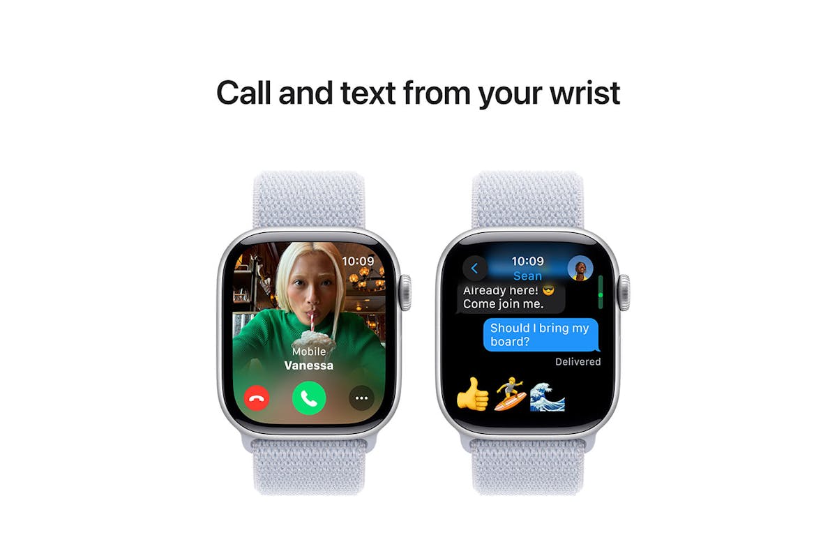 Apple Watch Series 10 42mm Silver Aluminium Case Blue Cloud Sport